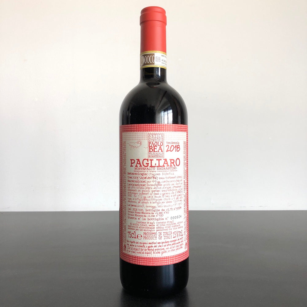 2018 Paolo Bea Pagliaro Secco, Sagrantino di Montefalco DOCG, Italy ...