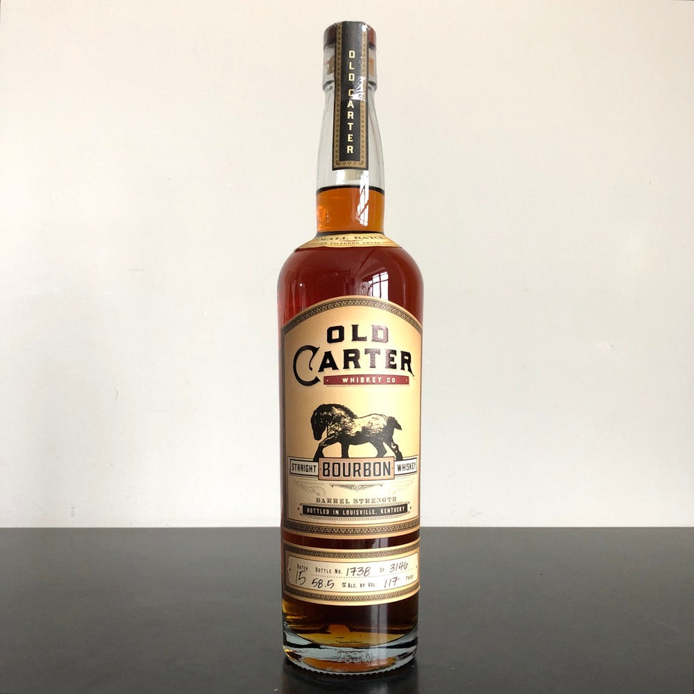 Old Carter 'Very Small Batch #15' Straight Bourbon Whiskey – Leon & Son ...