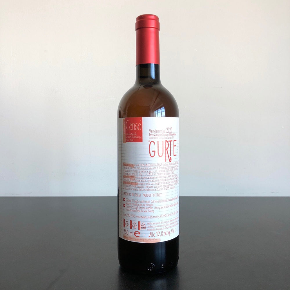 2019 Il Censo 'Gurte' Insolia Bianco, Terre Siciliane Bianco, Sicily ...