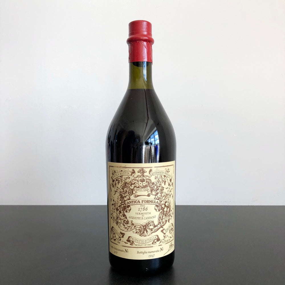 Carpano 'Antica Formula 1786' Vermouth, Italy 750ML – Leon & Son Wine ...