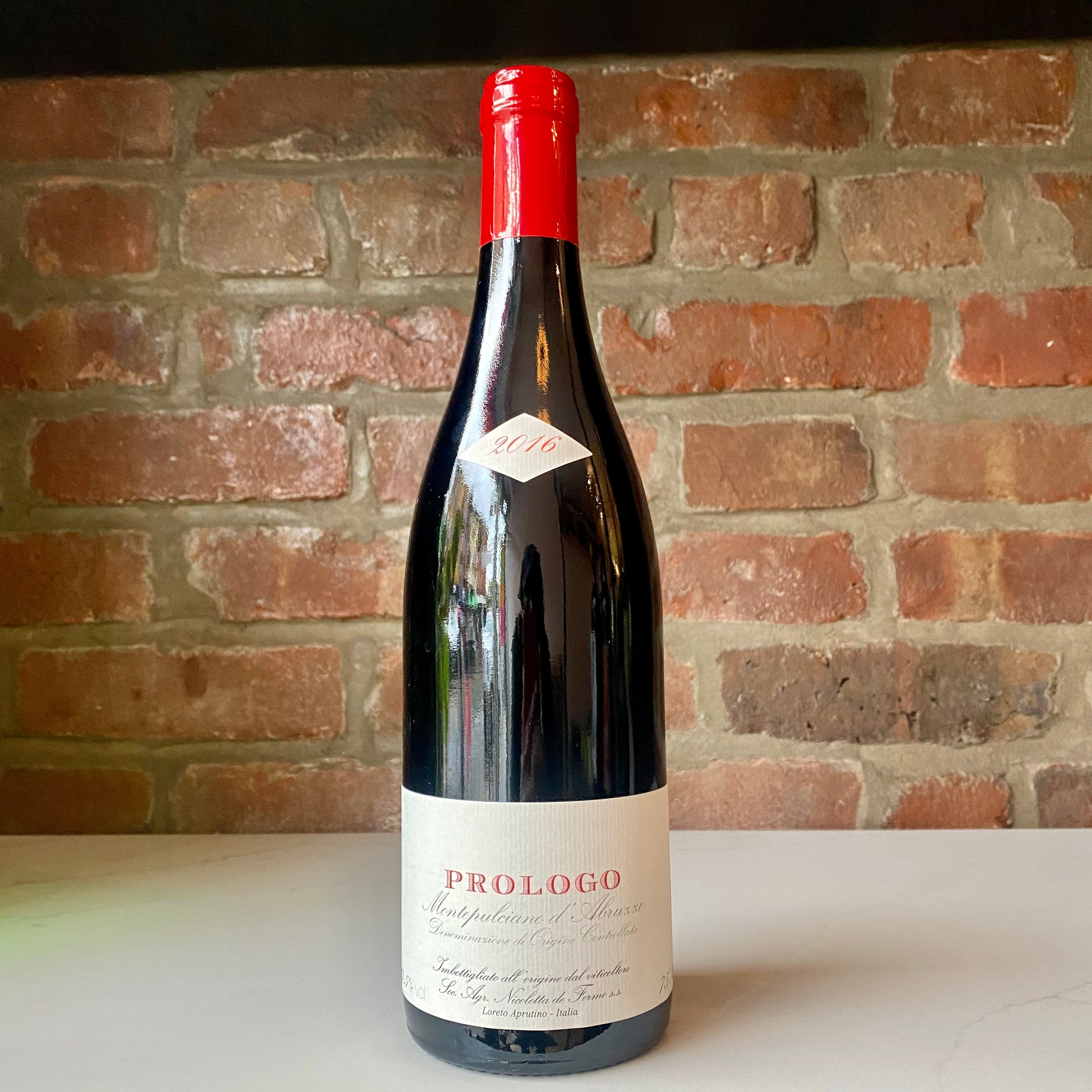 2016 De Fermo 'Prologo' Montepulciano d'Abruzzo Italy – Leon & Son Wine ...