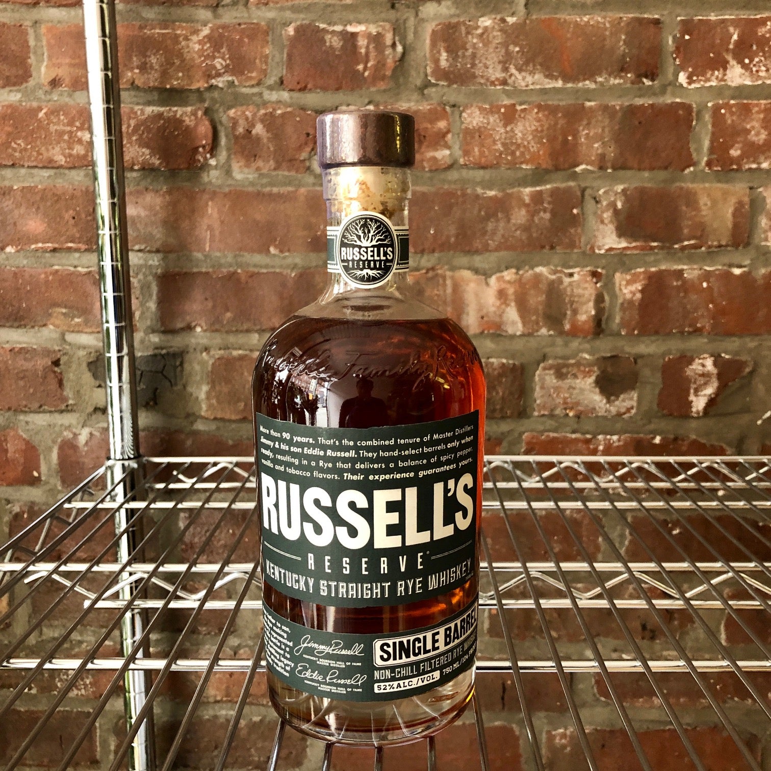 Wild Turkey Russell's Reserve Single Barrel Kentucky Straight Rye Whis ...