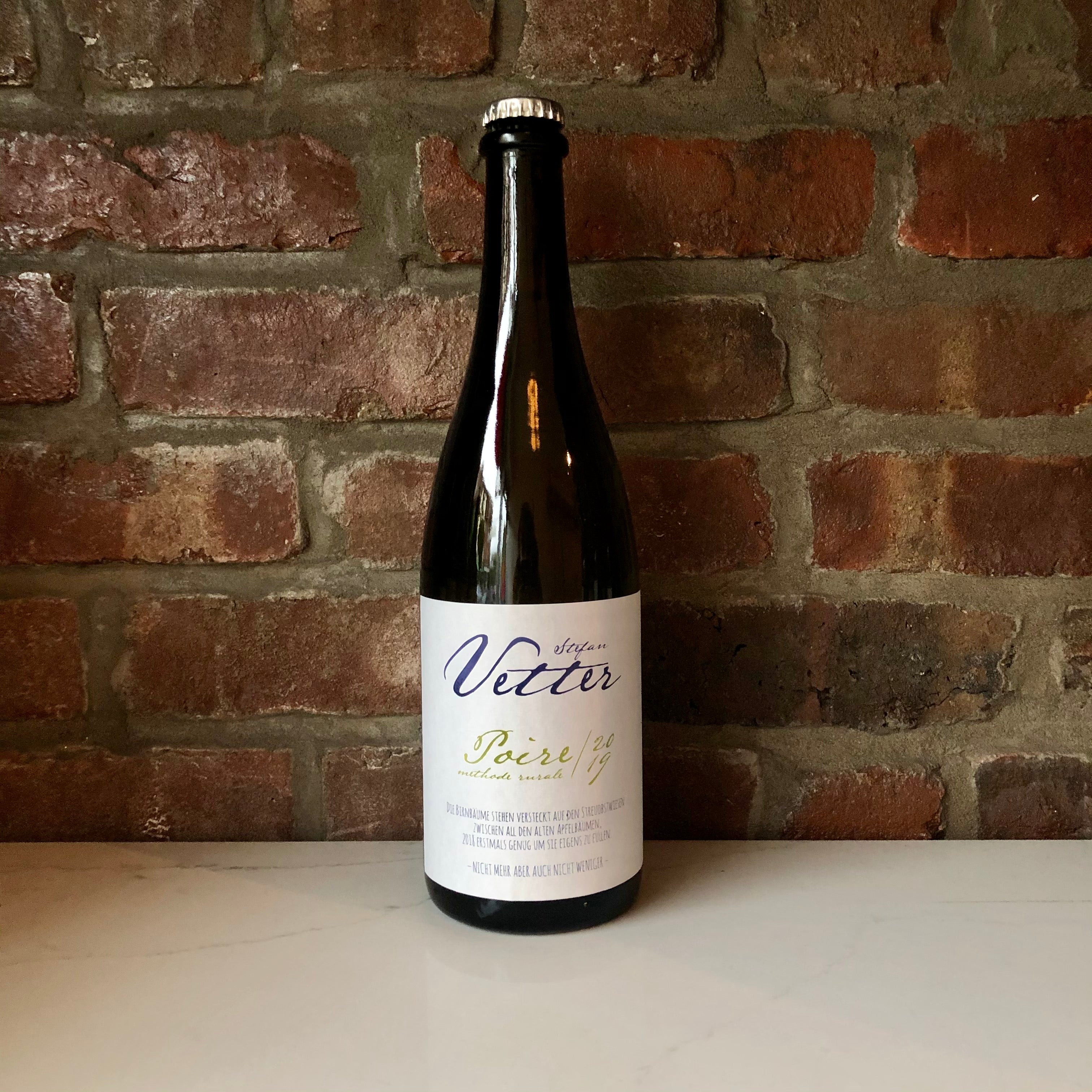 2019 Stefan Vetter Poire Cider, Franken, Germany – Leon & Son Wine and ...