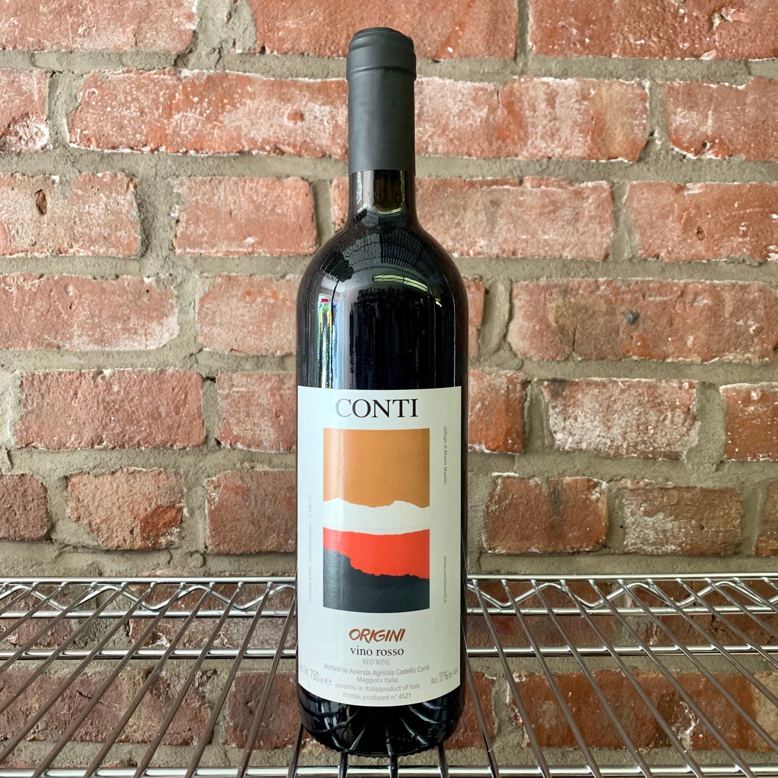 2017 Cantine del Castello di Conti 'Origini' Rosso, Piedmont, Italy ...